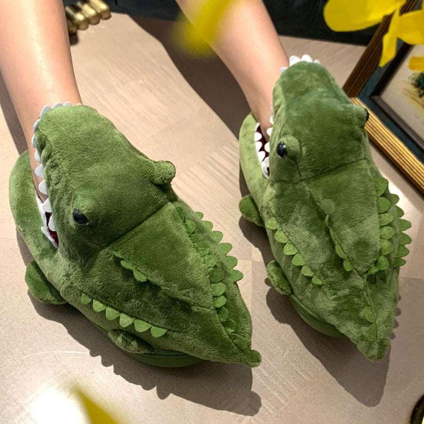 Chompy Animals Biting Slippers - Wakaii