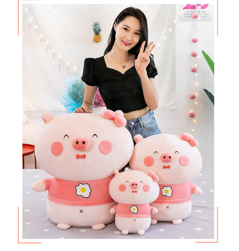 Kawaii Chubby Pig Plushies - Wakaii