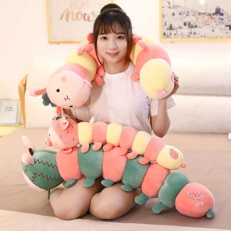 Kawaii Colorful Caterpillar Plushies - Wakaii