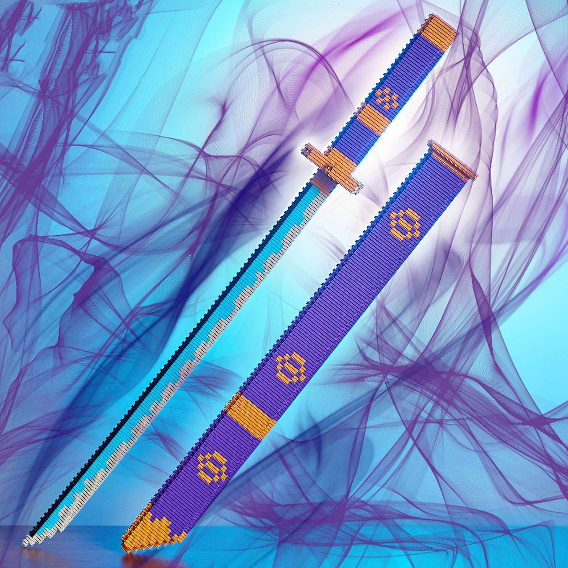 Traditional Japanese Katana Building Blocks - Wakaii